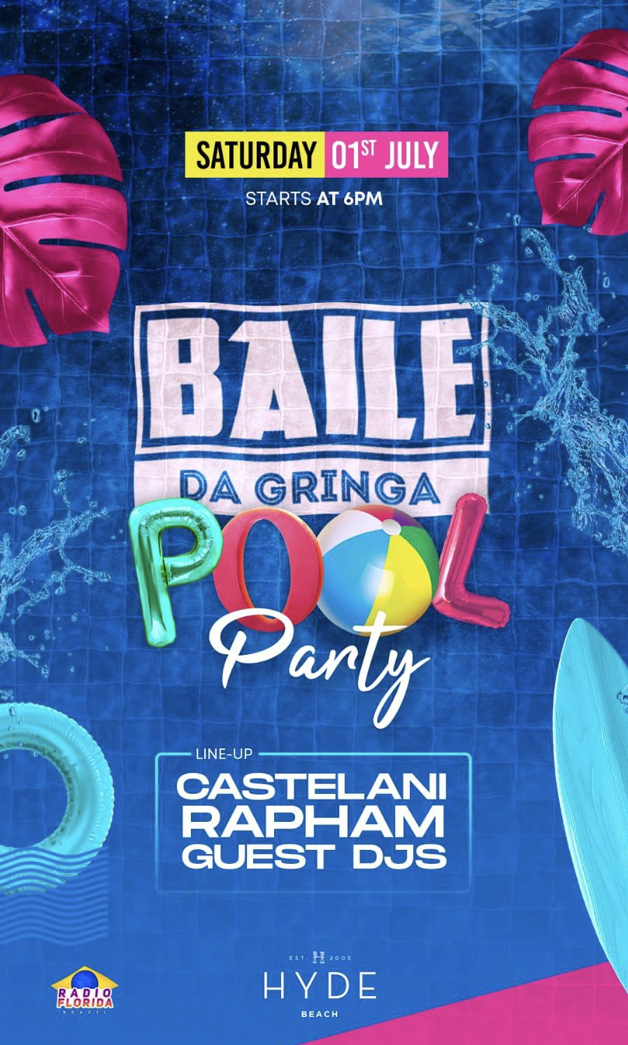 Best Pool Parties in Miami - SLS pool party