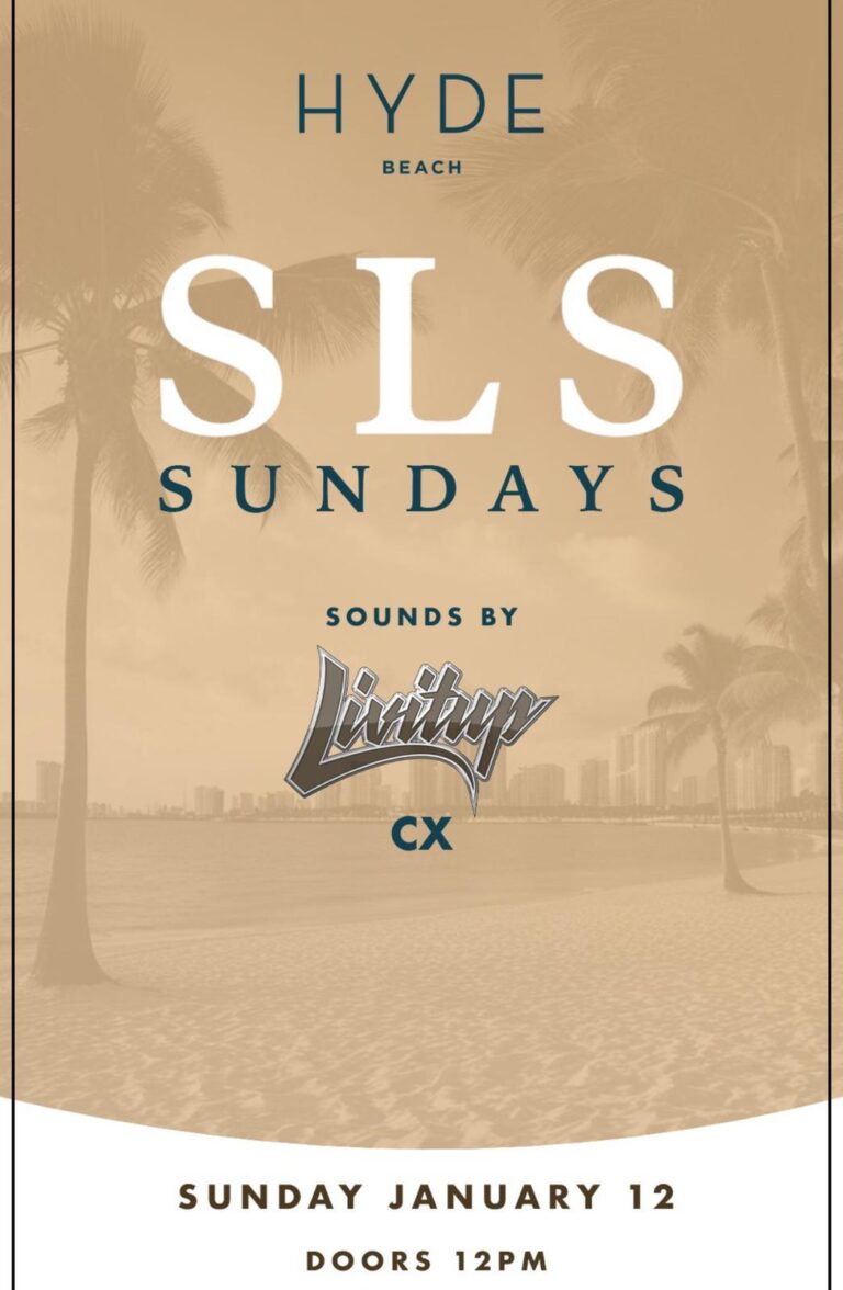 SLS Pool Party - Best Pool Party in Miami